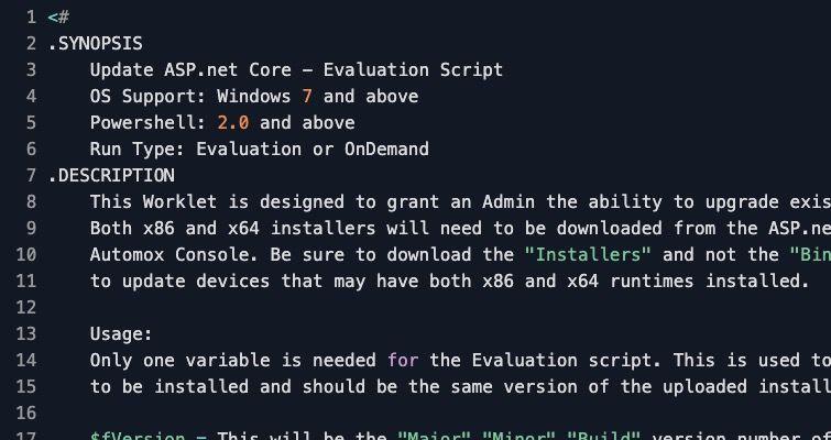 Update ASP.net Core